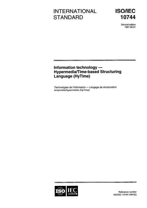 ISO/IEC 10744:1997 - IEC-Normen - VDE VERLAG